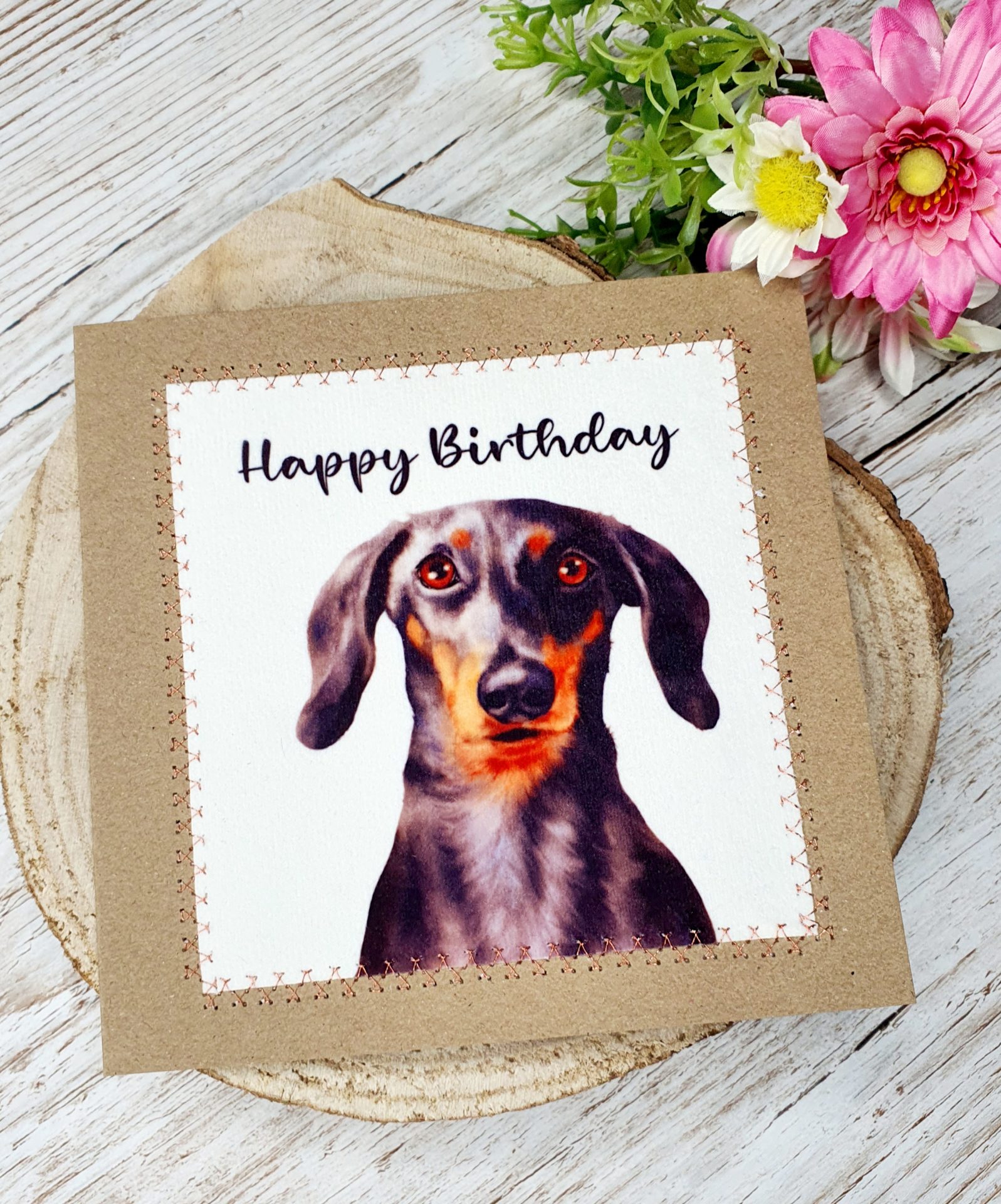Dachshund, Sausage Dog, Birthday Card, Greeting Card, Dachshund ...