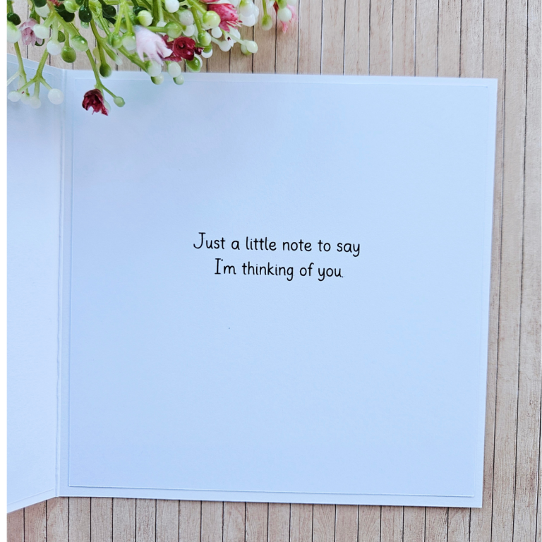 Handmade Beach Scene Fabric Greeting Card – 5×5 - Bespoke Personalised ...